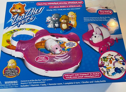 Zhu Zhu Pets Deluxe Hamster House Starter Set With Jilly Baby And ...