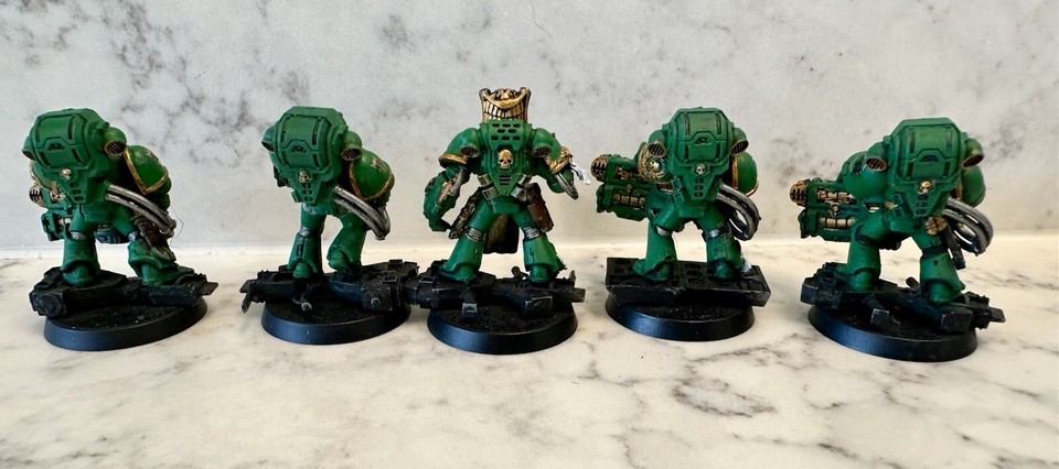 Warhammer 40K Space Marines Devastators With Grav Cannons Painted ...