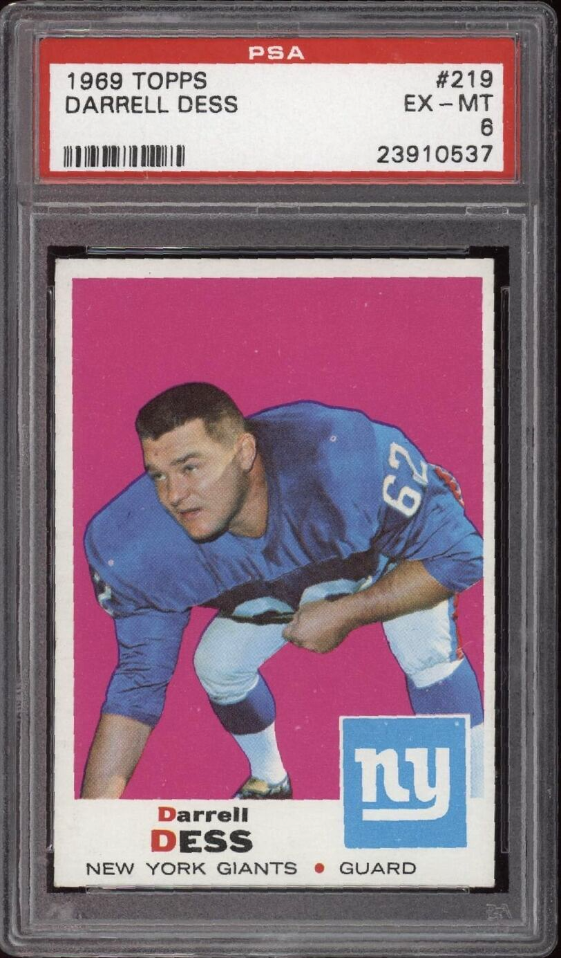 1969 Topps - #219 Darrell Dess for sale online | eBay