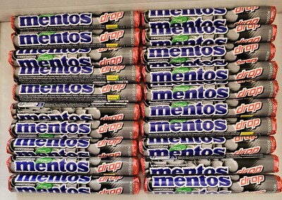 MENTOS DROP CHEWY DRAGEES.VEGAN. 20 ROLLS. 20x37.5g. BB 07/2026 | eBay UK