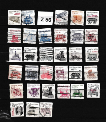 Transportation Old US stamps Lot # Z 56 All different | eBay