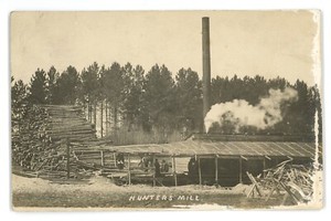 RPPC Hunters Mill Logging Lumber Mill PA Bucks? County Real Photo ...