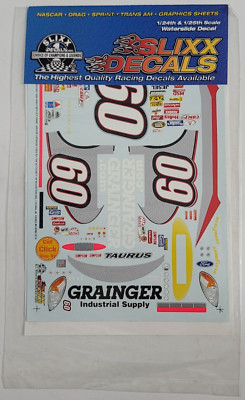 Slixx Decals 0160B/1614 #60 Grainger Racing Car 1/24 1/25 NASCAR Revell ...
