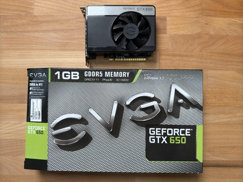 EVGA GeForce GTX 650 1GB GDDR5 boxed Graphics Card | eBay