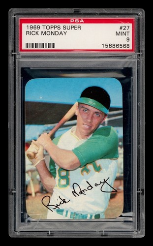 1969 Topps Super Set-Break # 27 Rick Monday PSA 9 MINT | eBay