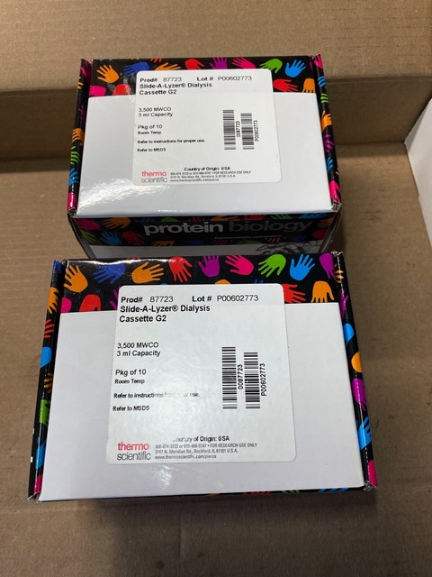 Thermo Slide-A-Lyzer G2 3mL Dialysis Cassettes 3.5K MWCO Cat 87723 7 ...