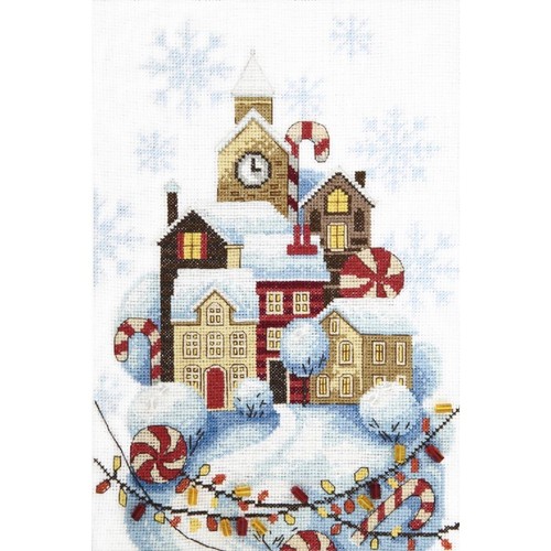 Counted Cross Stitch Kit Gingerbread house DIY | eBay