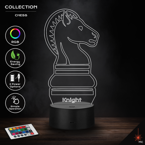 LED Lamp - Knight (Chess) | eBay Australia