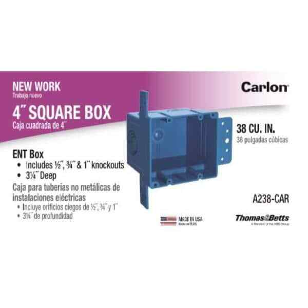 2-Gang 38 Cu. In. PVC New Work ENT Electrical Box | eBay