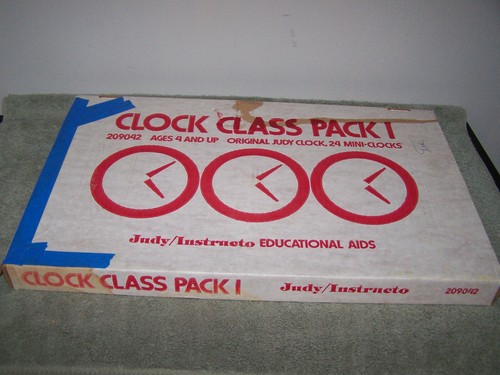 Vintage Judy Instructo Teacher Clock With 24 Student Clocks, IOB ...
