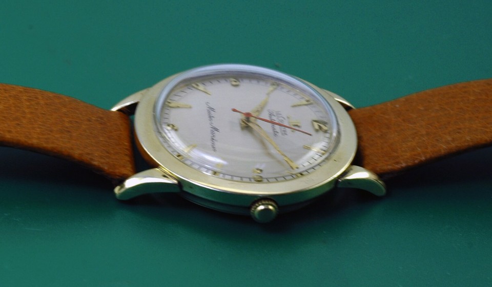 Vintage 60s Jaeger Le Coultre "MASTER MARINER" Large 35mm Automatic GF ...