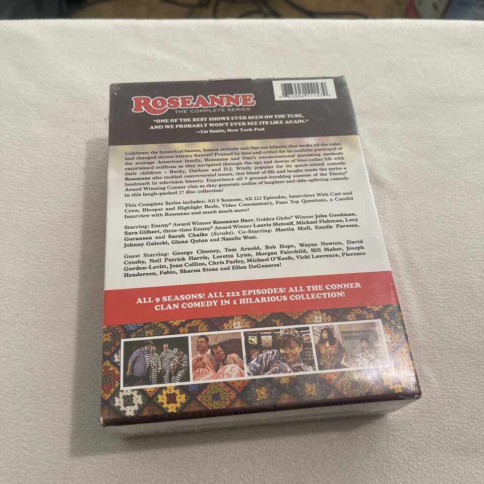 Roseanne: The Complete Series (27-DVD Set) • NEW • Seasons 1-9, Barr ...
