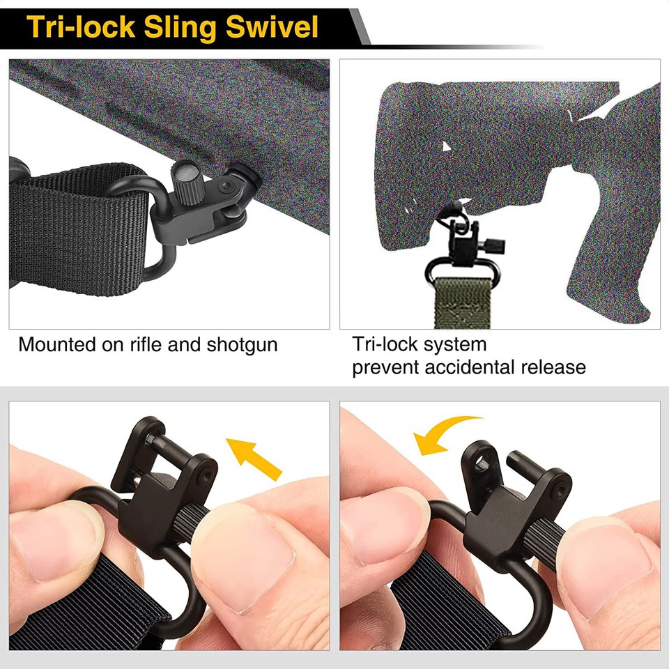 Gun Sling, 550 Paracord Sling, 2 Points Sling, Rifle Paracord Strap ...