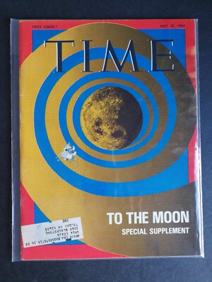 Time Magazine July 18, 1969 - Special Supplement To The Moon - 423 | eBay
