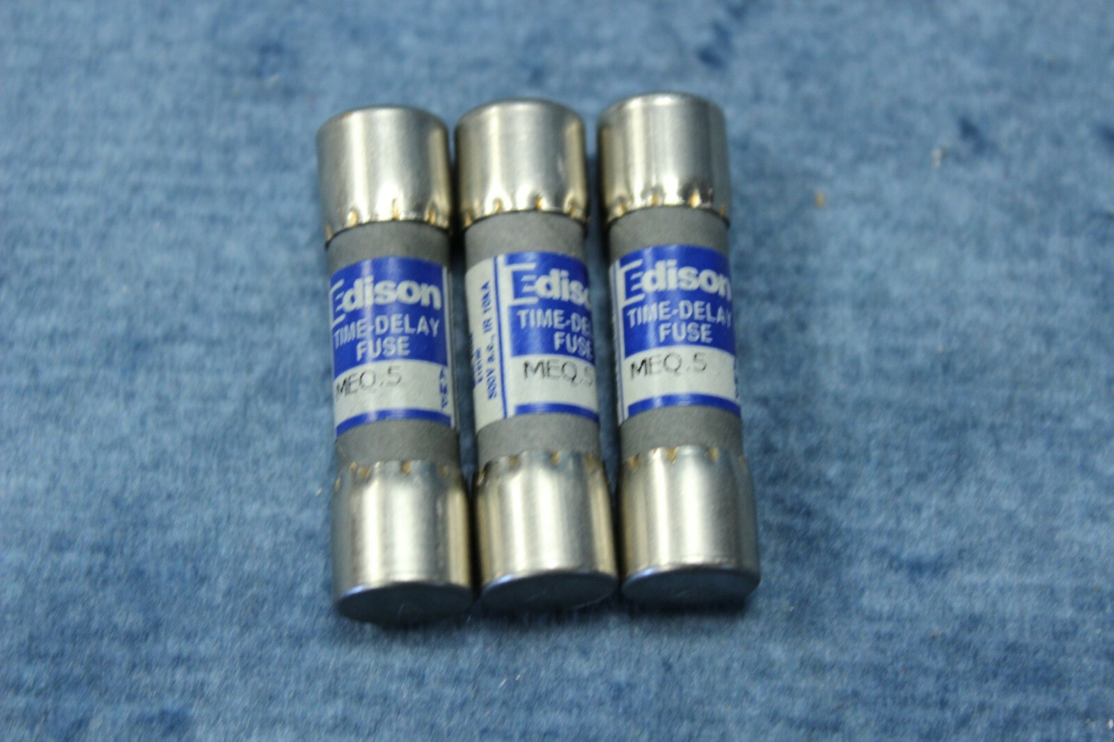 (Lot of 3 fuses) Edison MEQ .5 | eBay