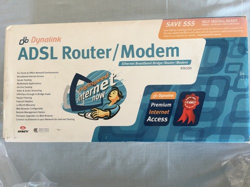 Dynalink RTA100m Router/Modem | eBay Australia