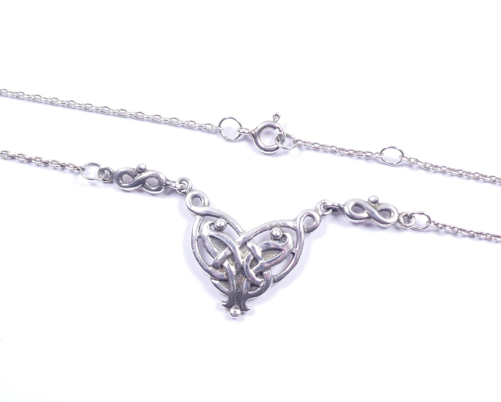 Kit Heath Celtic Choker Necklace 925 Sterling Silver - Gem