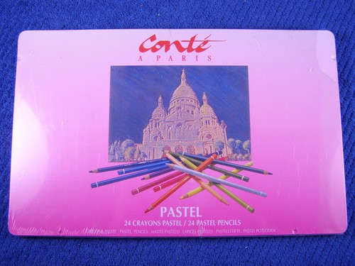 CONTE A PARIS Pastel Pencils - 24 Colors - New, Sealed Box | eBay