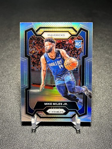 2023-24 Prizm Basketball Silver Mike Miles Jr. Dallas Mavericks Rookie ...