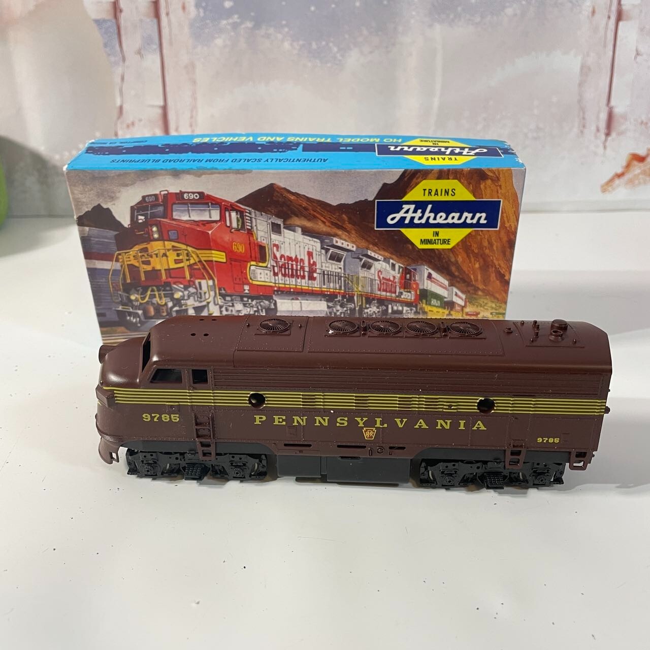 HO Scale Athearn Pennsylvania RR Super Power F7A Diesel Locomotive 3205 ...