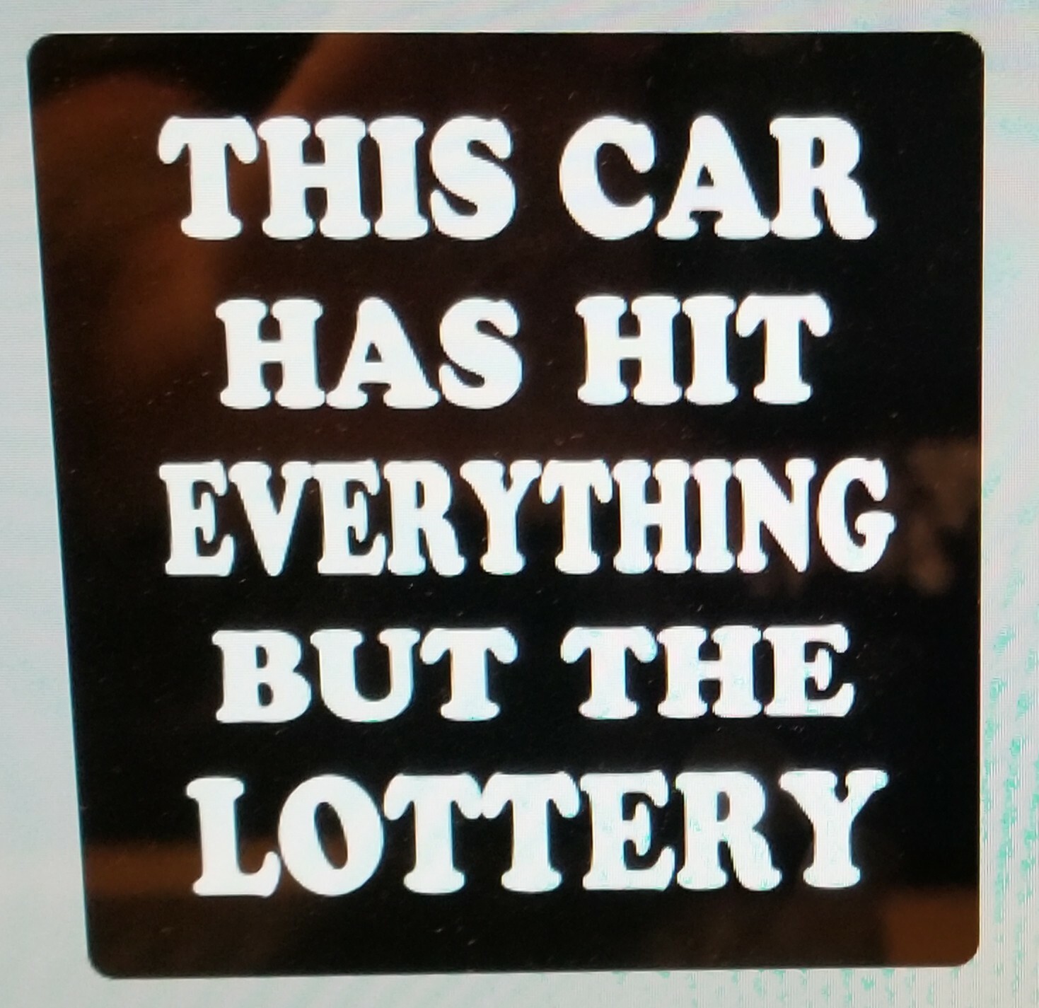 Vinyl window decal for car truck toolbox laptop funny offensive sticker ...