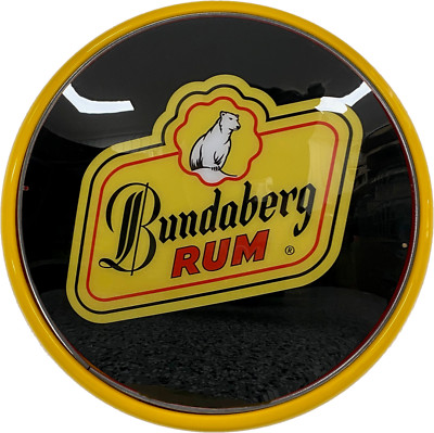 Bundaberg Rum Bundy Bear Bar Lighting Wall Sign Light Button Yellow ...
