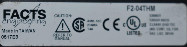 AutomationDirect F2-04THM PLC Input Module for sale online | eBay