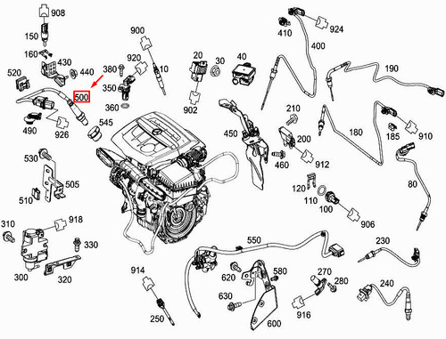 MERCEDES-BENZ CLA COUPE C117 LAMBDA OXYGEN SENSOR A0105424118 | eBay