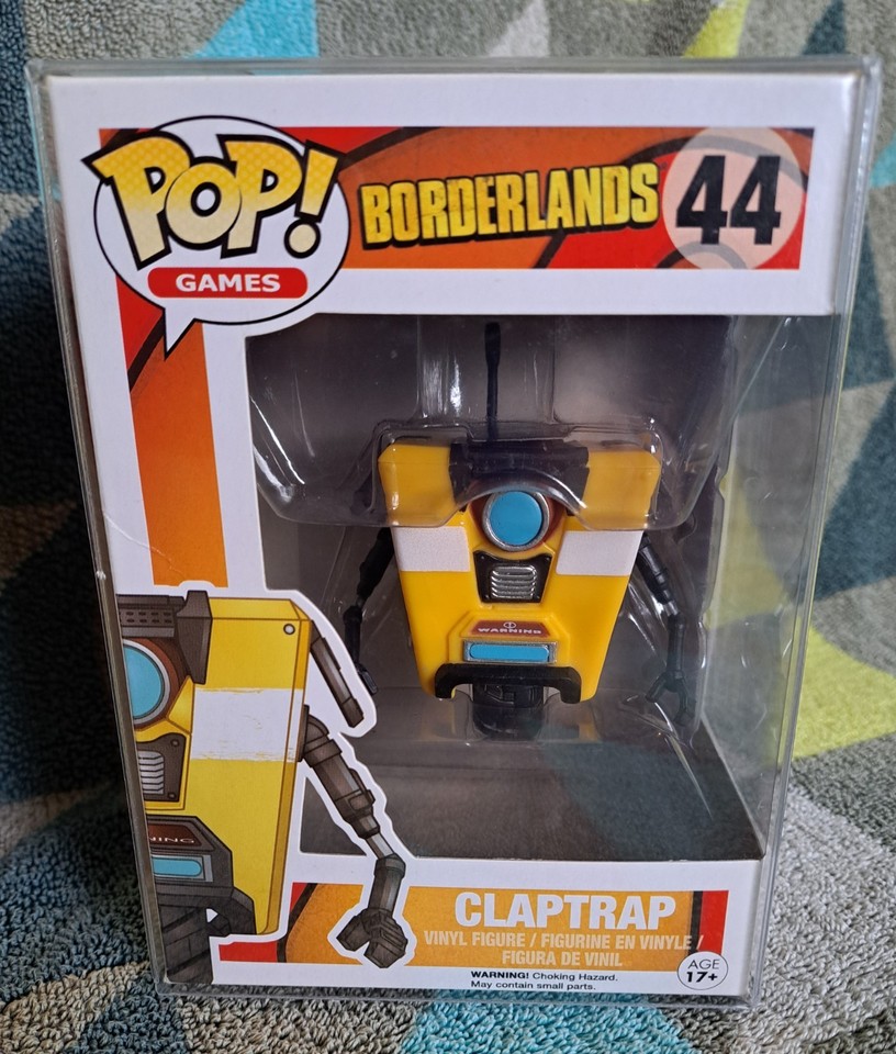 Claptrap Pop 44 - Borderlands Funko Pop! 2015 - Vaulted + Protector | eBay