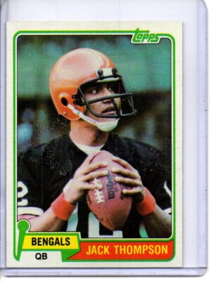 1981 TOPPS #81 JACK THOMPSON CINCINNATI BENGALS | eBay