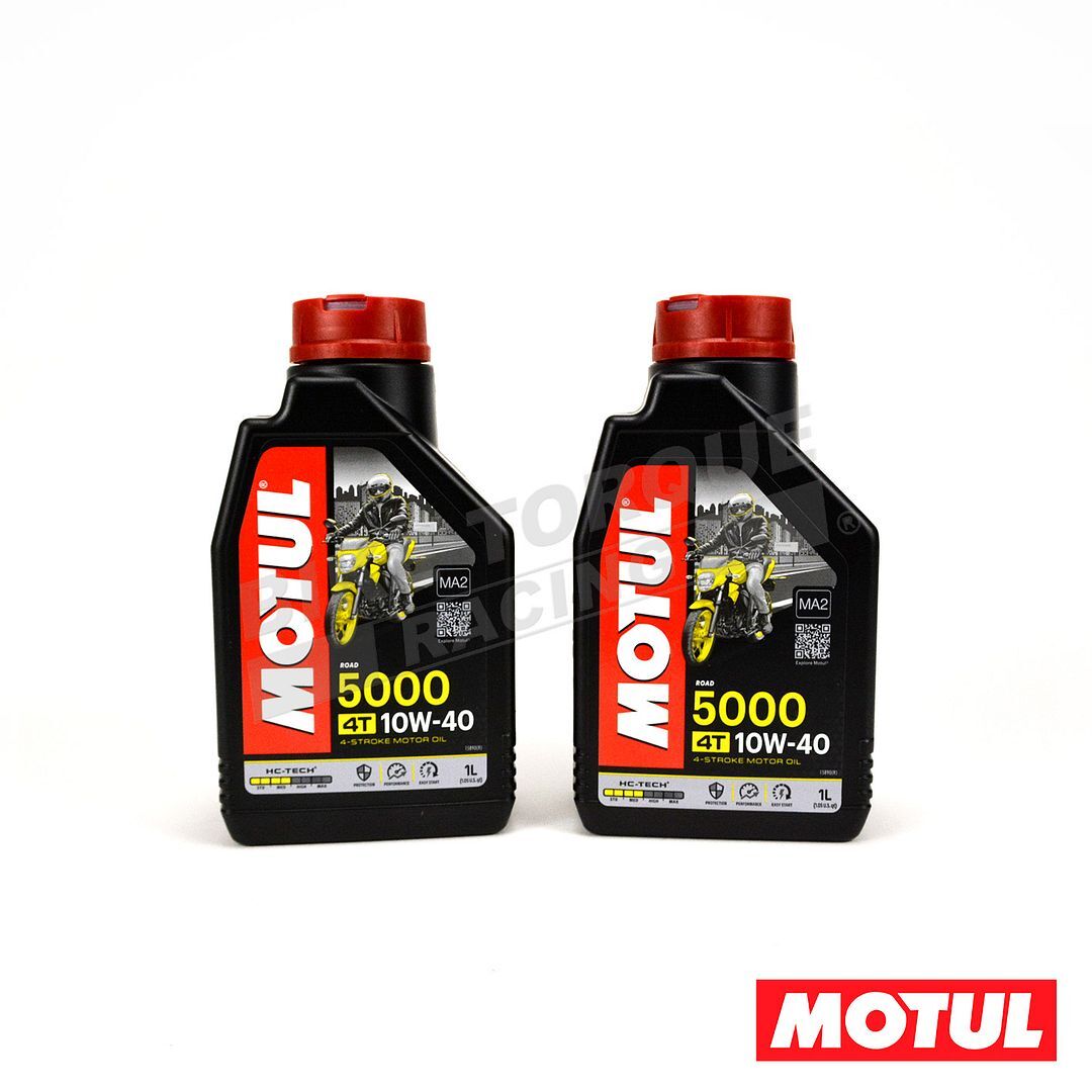Motul 5000 10W40 2L Semi Synth 4 Stroke Engine Oil for Kawasaki KLX 110 ...