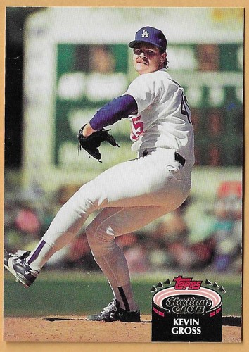 KEVIN GROSS LOS ANGELES DODGERS #72 - TOPPS STADIUM CLUB NM-MT 1992 | eBay