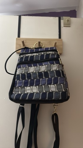 Danny K Multicolor Tapestry Backpack Convertible Shoulder Hobo Bag | eBay