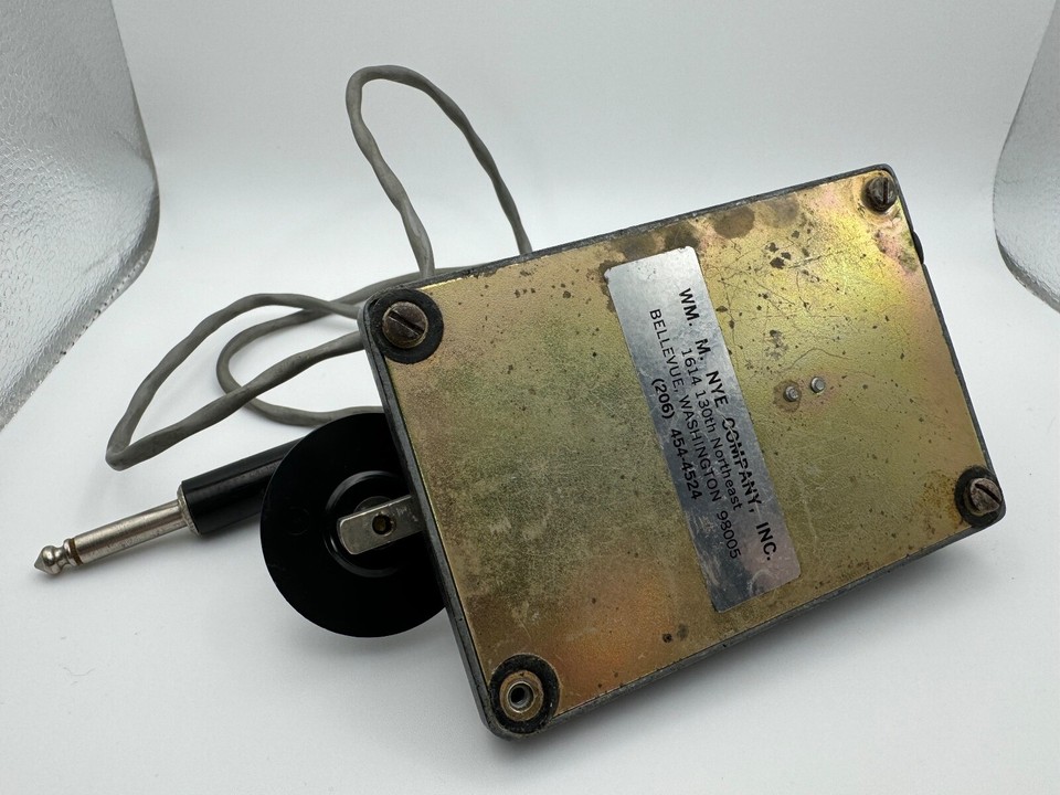 Wm M Nye Co Bellevue WA Telegraph Key Morse Code Insulated From Voltage ...