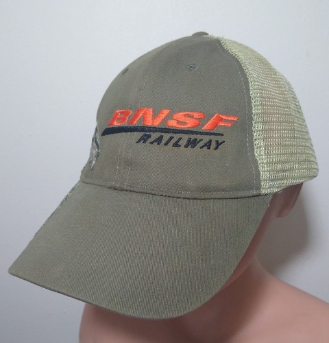 BNSF Railway Railroad Logo Adjustable Hat Bass Fishin… - Gem