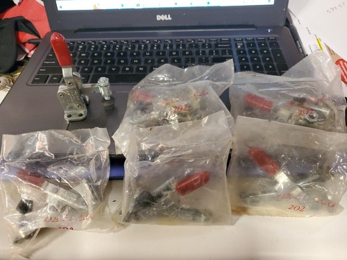 6 - DESTACO Model 202 De-Sta-Co Vertical Hold-Down Toggle Locking ...