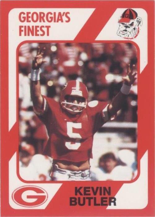 1989 Collegiate Collection Georgia Bulldogs - Kevin Butler #187 for ...