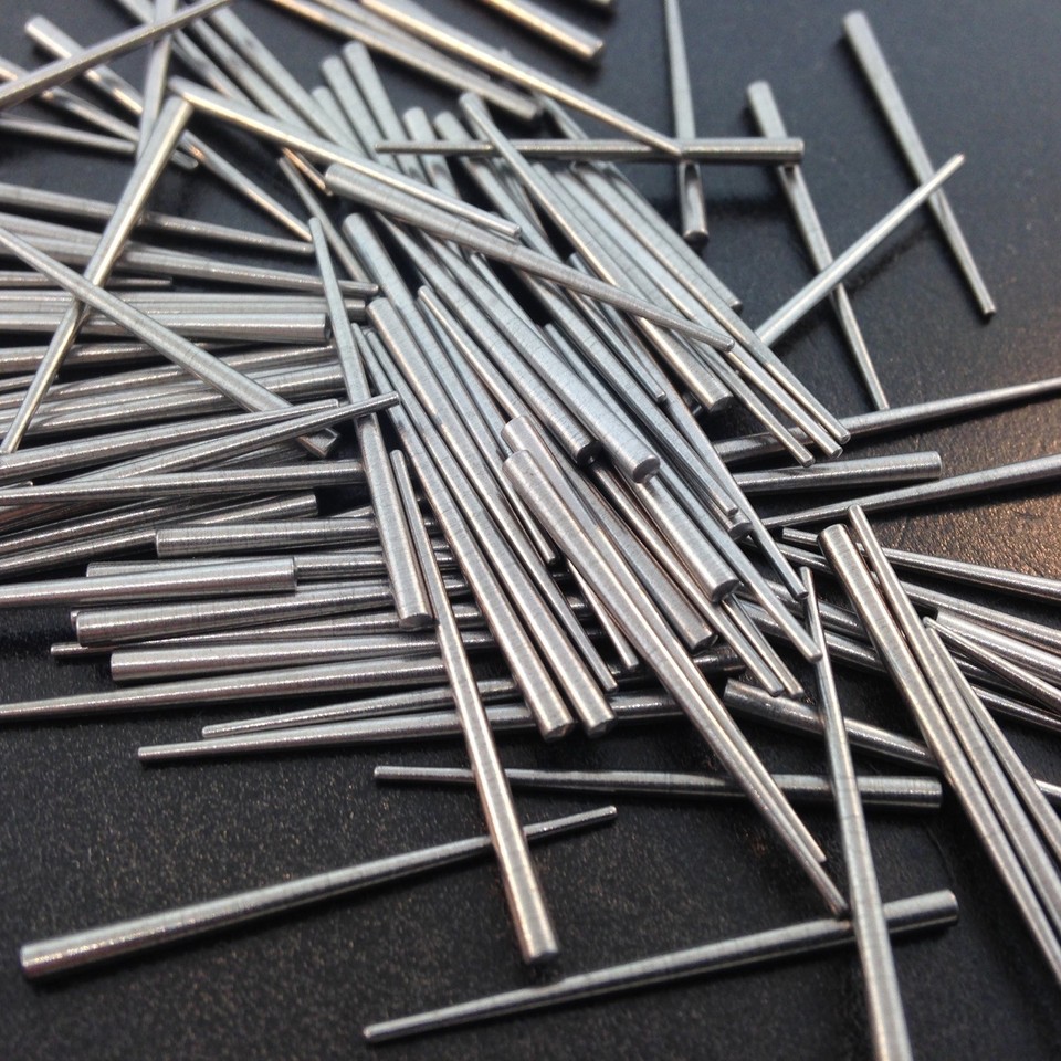 Clock Repair Steel tapered pins .015" to .050" x 1” set of 100 | eBay