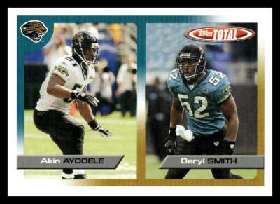 2005 Topps Total #55 Akin Ayodele / Daryl Smith Jacksonville Jaguars | eBay