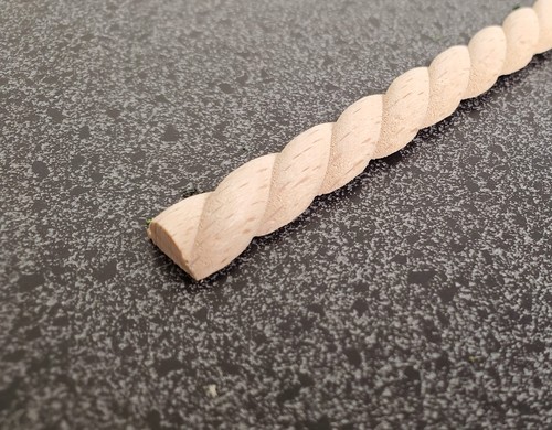 Rope Style Relief Molding Trim Flat Back 7/16" x 18" Long Woodworking ...