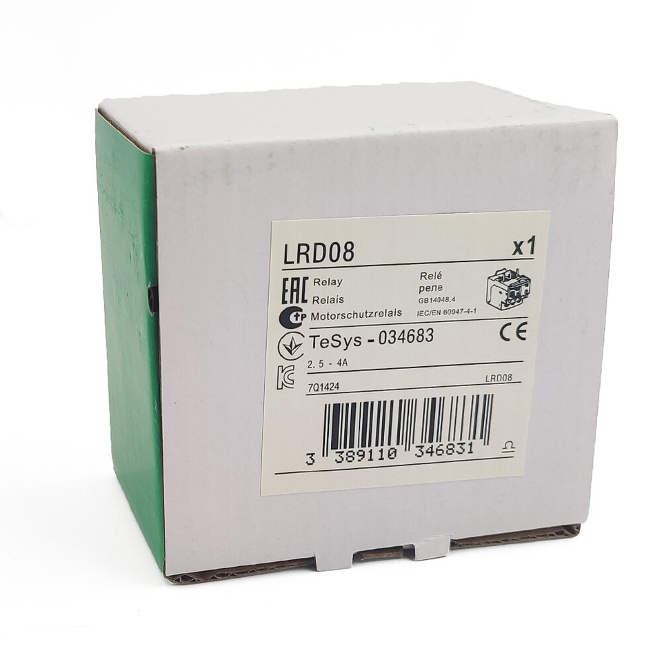TeSys LRD Thermal Overload relay LRD08 LRD08C 2.5-4A fit for new LC1D ...