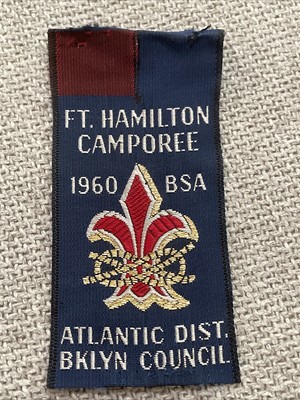 Vintage BSA Patch - 1960 Fort Hamilton Camporee Atlantic Dist. | eBay