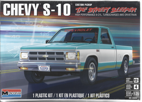HTF Monogram Chevy S-10 Custom Pick-Up, Street Sleeper in 1/25 4503 | eBay