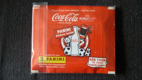 PANINI POCHETTE PACKET EURO 2012 VERSION COCA COLA ADD THEM SEALED | eBay