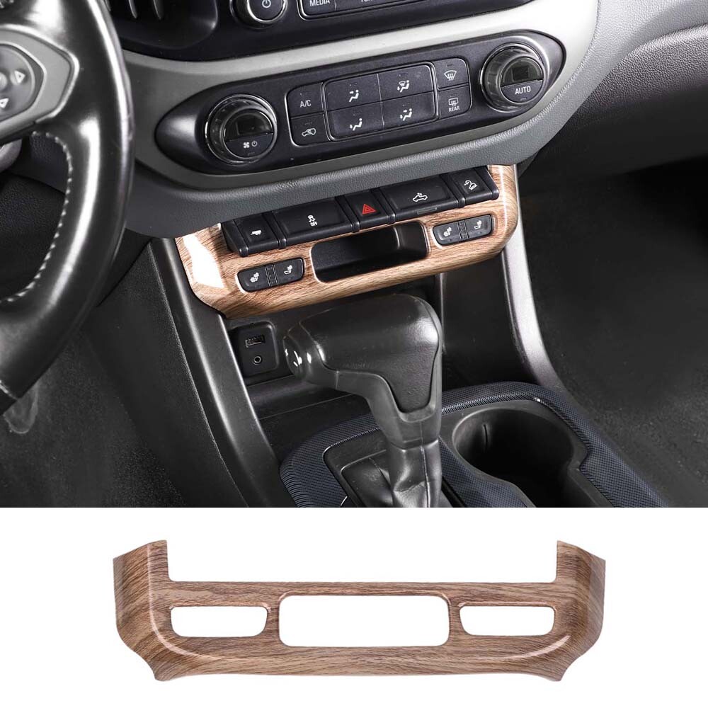 10x Wood Grain Center Console Dash Decor Cover Trim Kit For Chevy ...