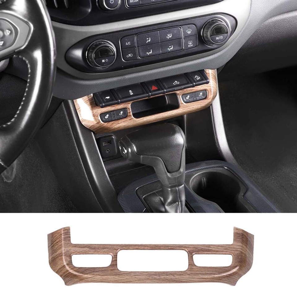 10x Wood Grain Center Console Dash Decor Cover Trim Kit For Chevy ...