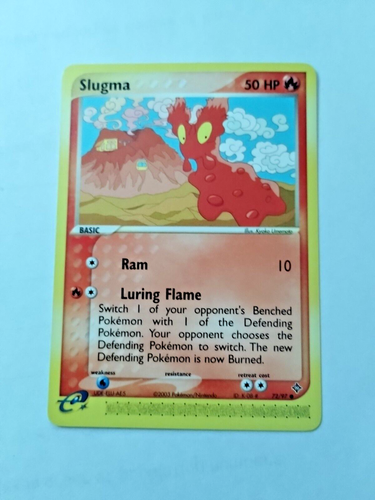 Pokémon TCG Slugma EX Dragon 72/97 Regular Common - Uncirculated | eBay