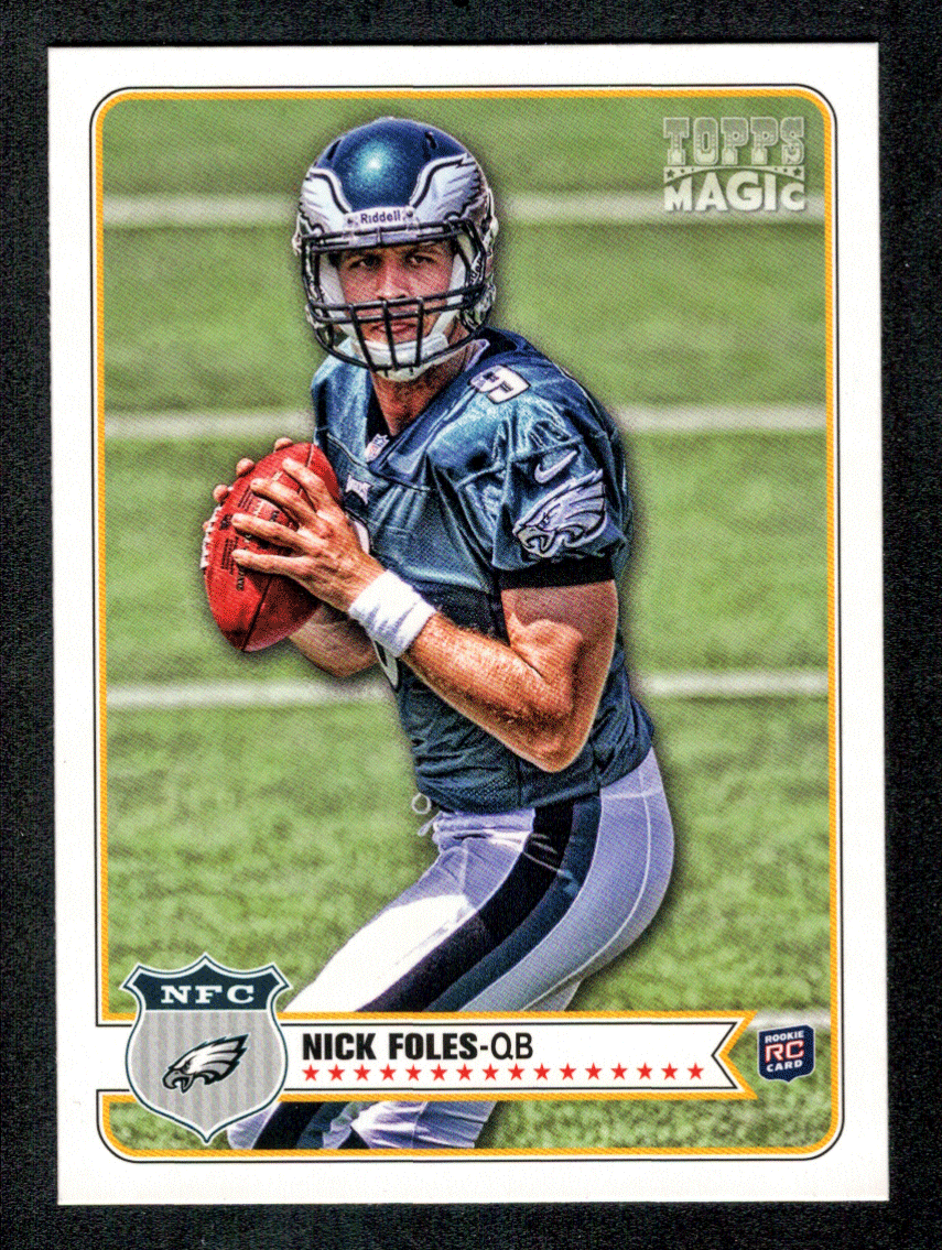 2012 Topps Magic Football RC #97 Nick Foles Philadelphia Eagles | eBay