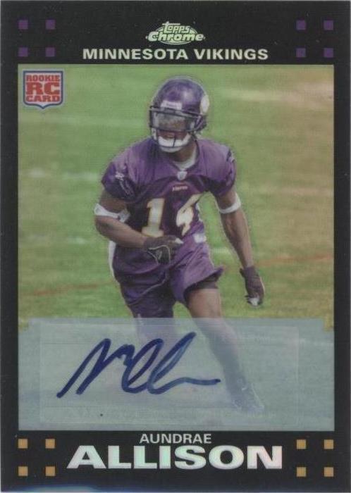 2007 Topps Chrome - Aundrae Allison #TC208 Refractor Rookie Autographs ...