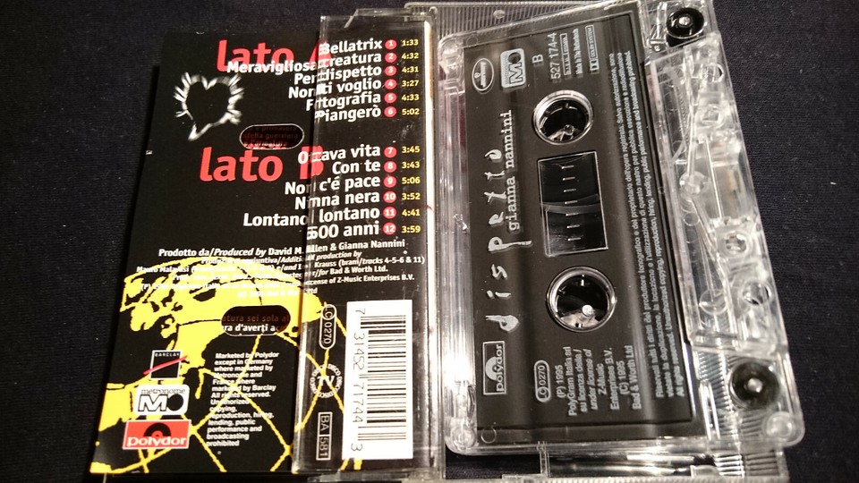 Gianna Nannini Dispetto *1995 Dutch MC Tape* Mint | eBay